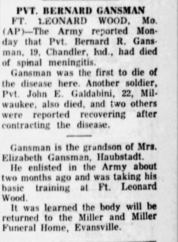 Bernard Richard Gansman - Save Our Servicemembers