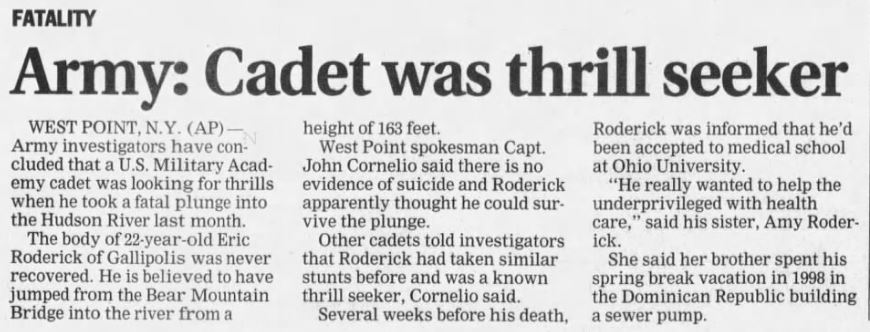 Eric Michael Roderick - Save Our Servicemembers